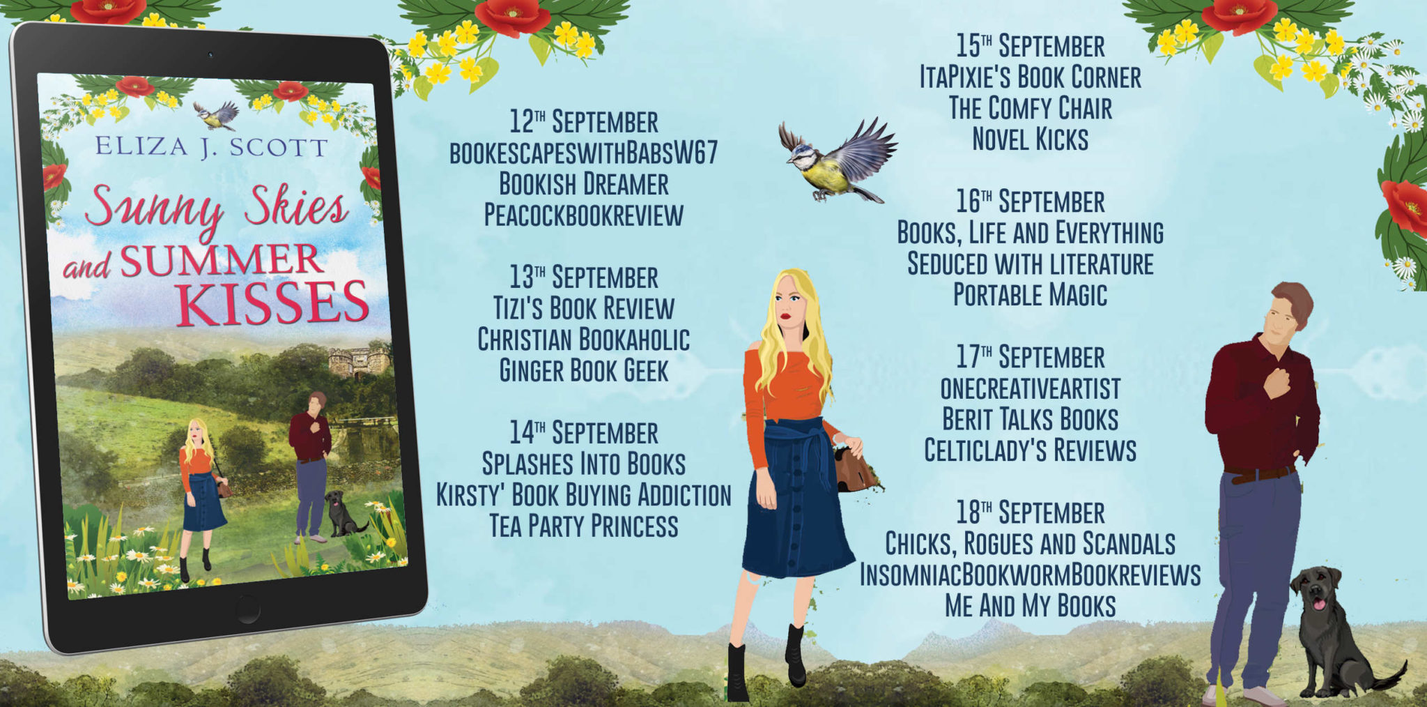 Sunny Skies & Summer Kisses by Eliza J Scott | Christian Bookaholic