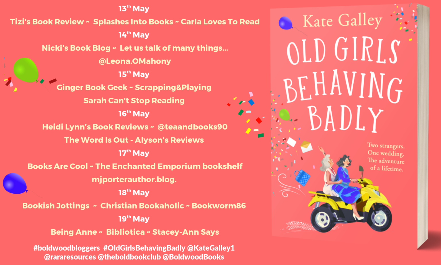 Old Girls Behaving Badly by Kate Galley | Christian Bookaholic